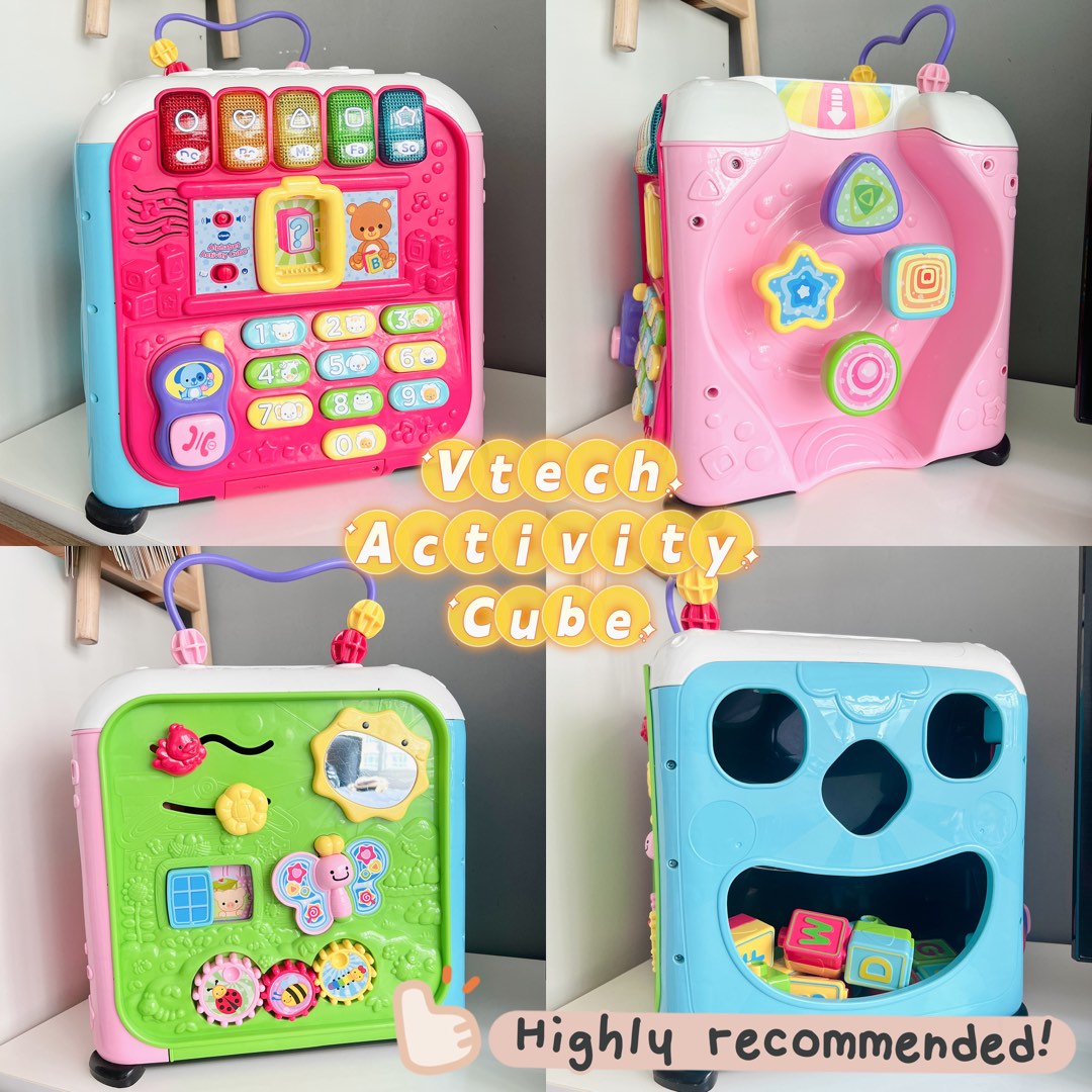Vtech Alphabet Activity Cube, Babies & Kids, Infant Playtime on Carousell
