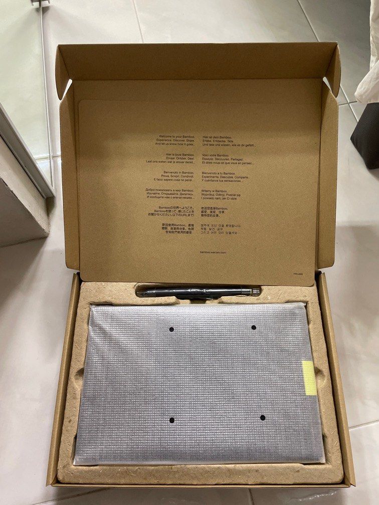 Wacom Bamboo Pen Tablet CTL-470, Computers & Tech, Laptops & Notebooks ...