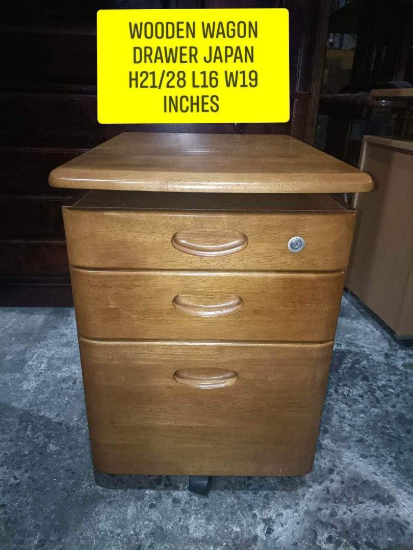 Wagon japan with key, Furniture & Home Living, Furniture, Shelves ...