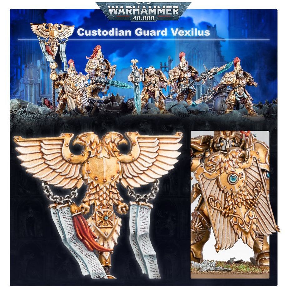 Warhammer: Adeptus Custodes: Custodian Guard, Hobbies & Toys, Toys ...