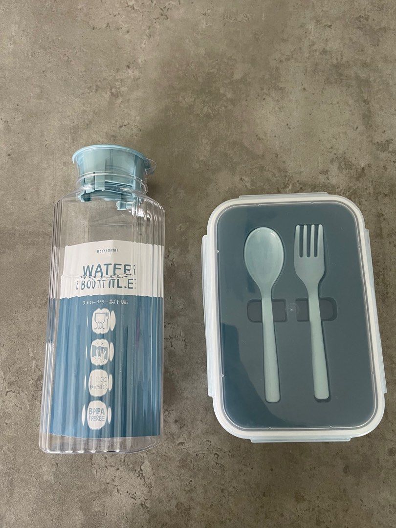 Water container and lunch box, Furniture & Home Living, Kitchenware ...
