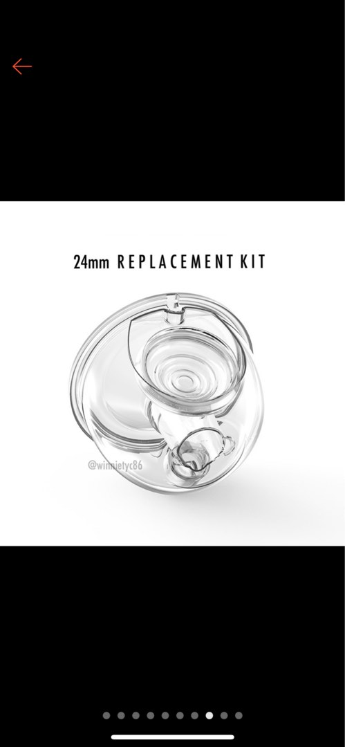 Wearable spectra wireless breast pump parts 19mm flange 24mm kit ...