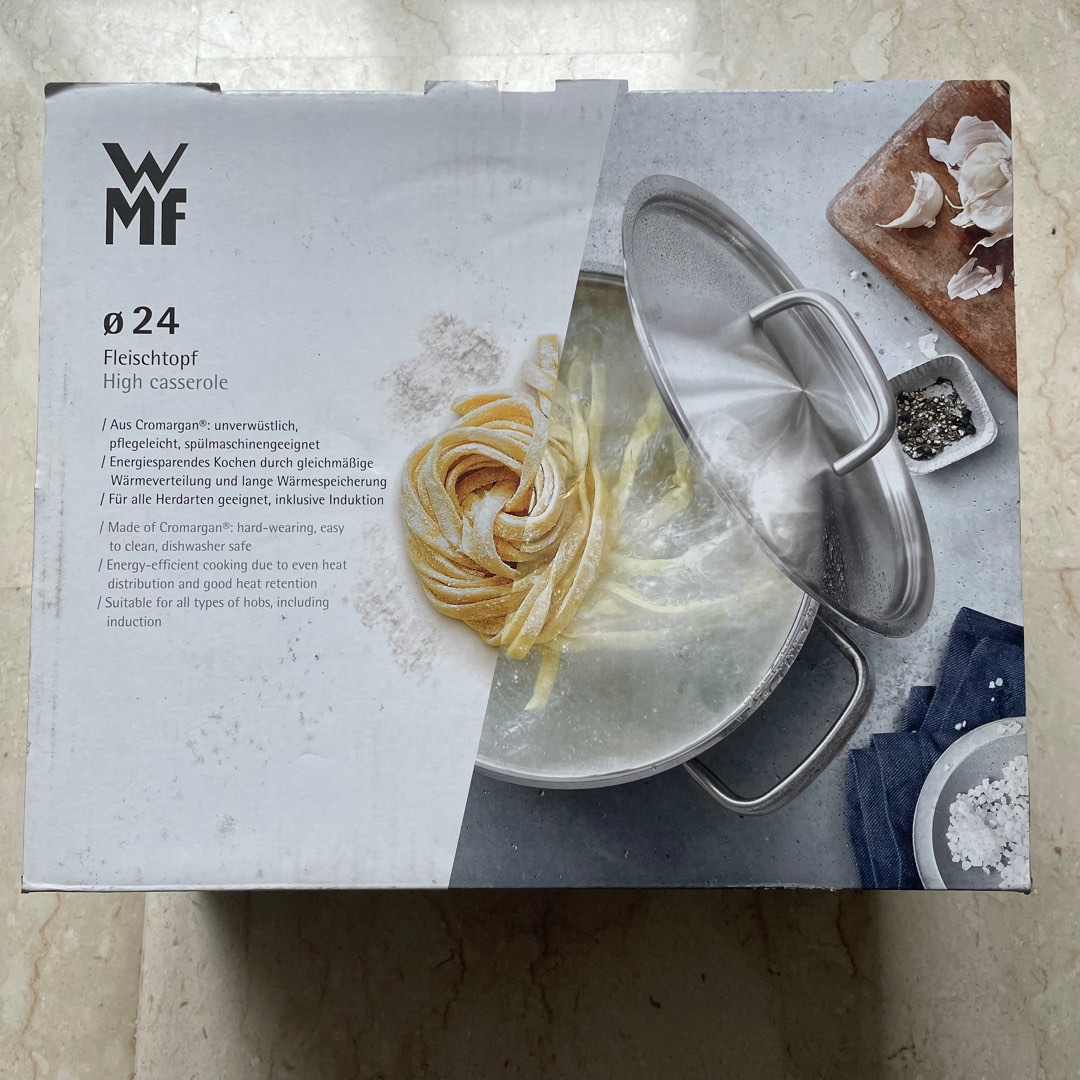 Big pot - WMF Diadem Plus 24cm High Casserole with Lif, Furniture ...