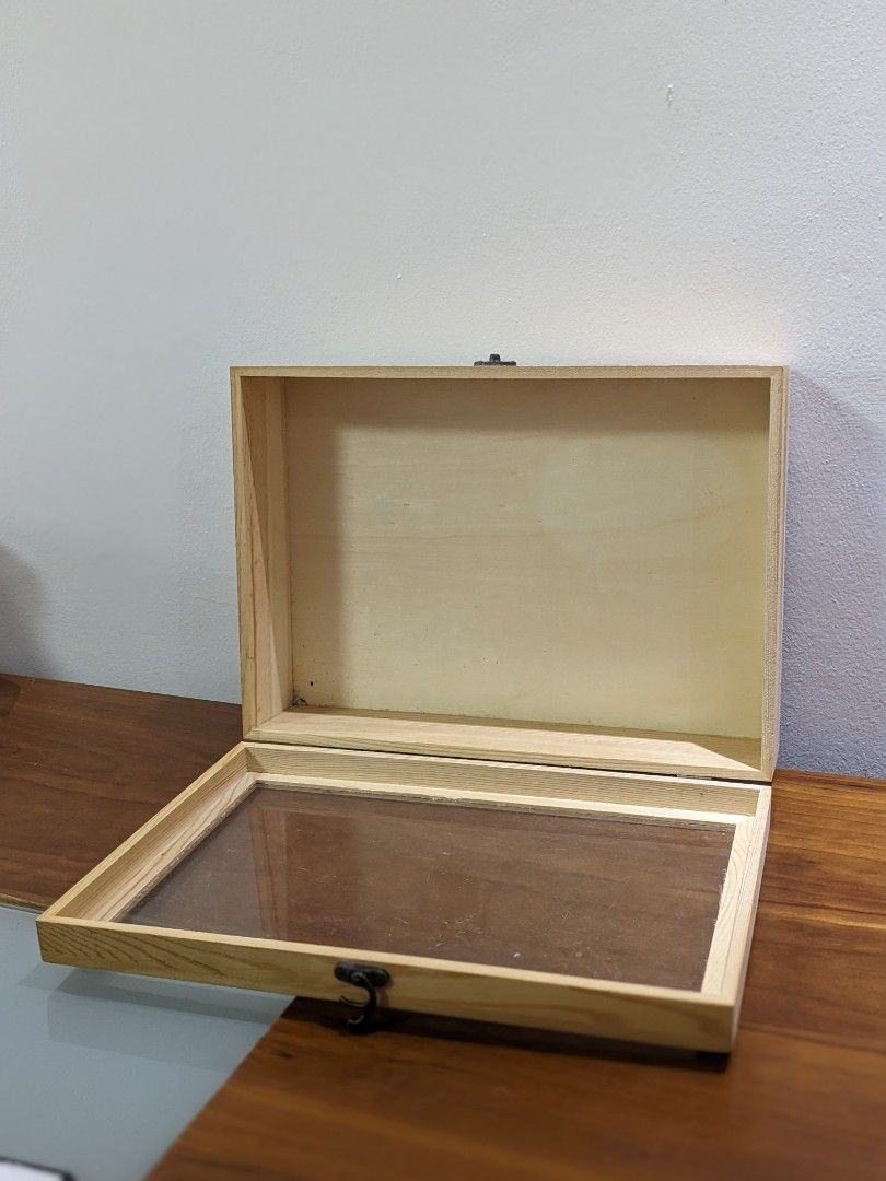 Wooden display box, Furniture & Home Living, Home Decor, Other Home ...