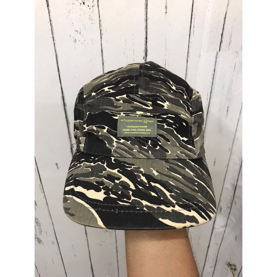 Wtaps "old release" Tiger Camo 5 panel Cap "Rare piece" "Ripstop", Men ...