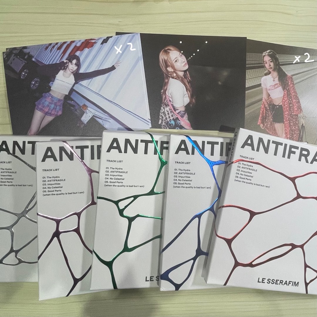 wts/lfb le sserafim lesserafim antifragile compact unsealed albums ...