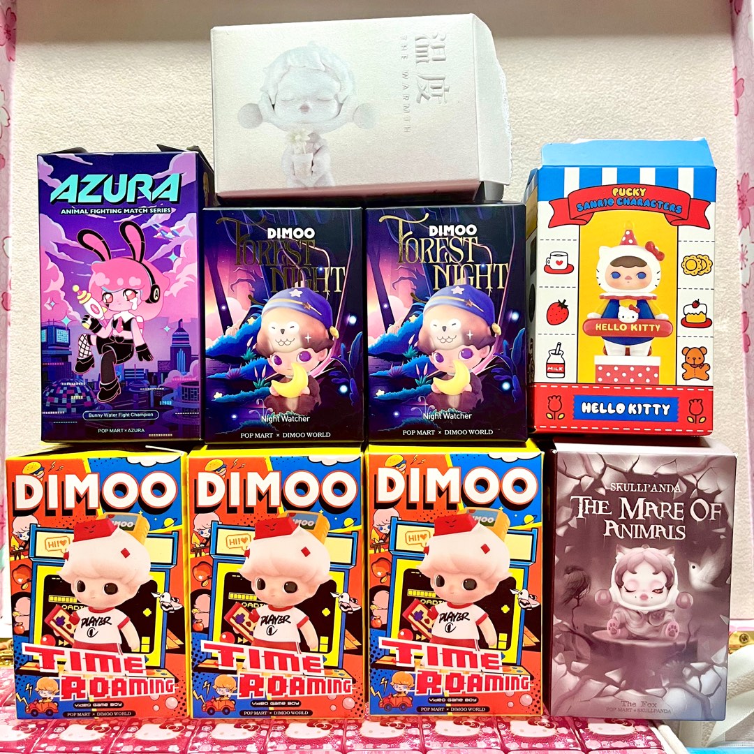 [WTT/WTS] POPMART ASSORTED BNIF Azura Animal Fighting Match Dimoo Time ...
