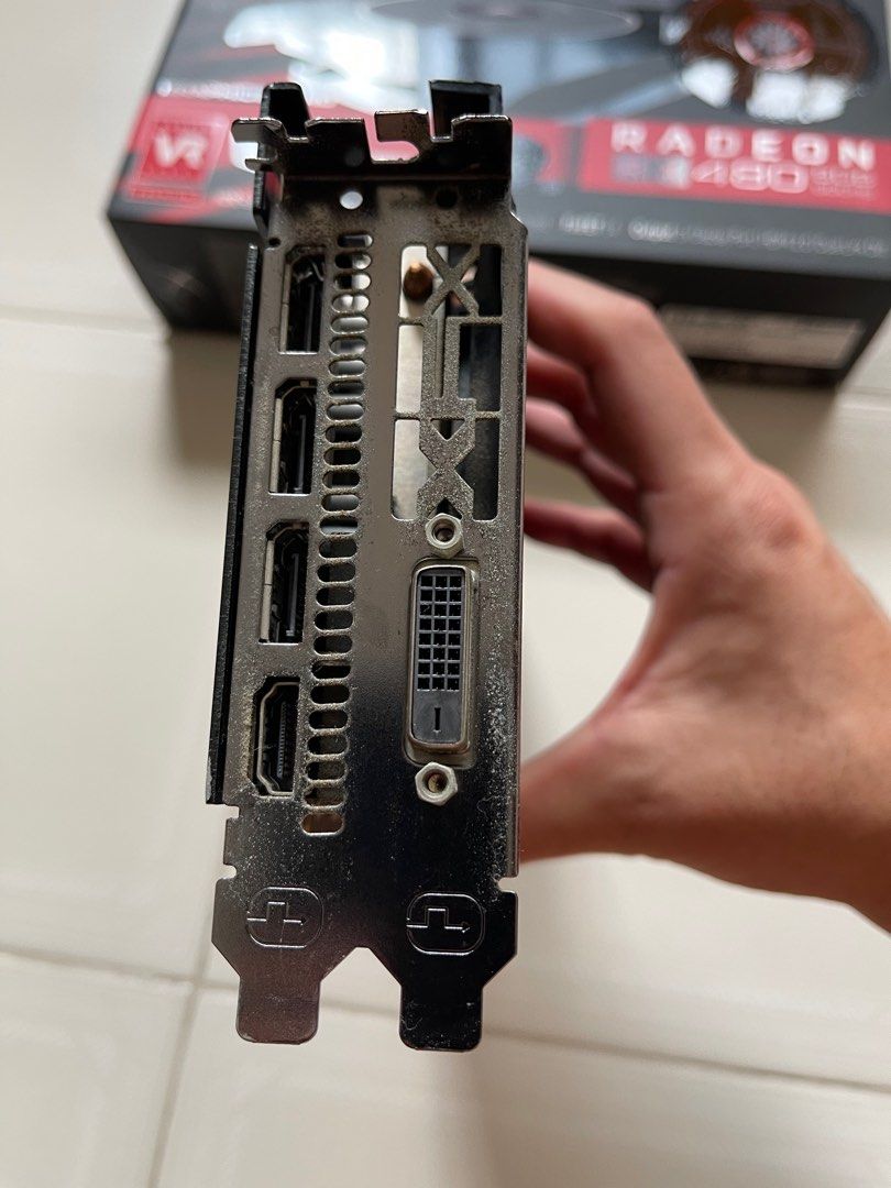 XFX AMD Radeon RX480 8GB Black edition GPU, Computers & Tech, Parts ...
