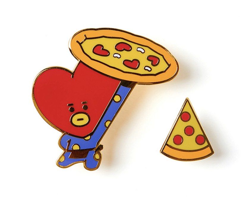 [XMAS SALE] BT21 Tata Pizza Magnet set, Hobbies & Toys, Memorabilia ...