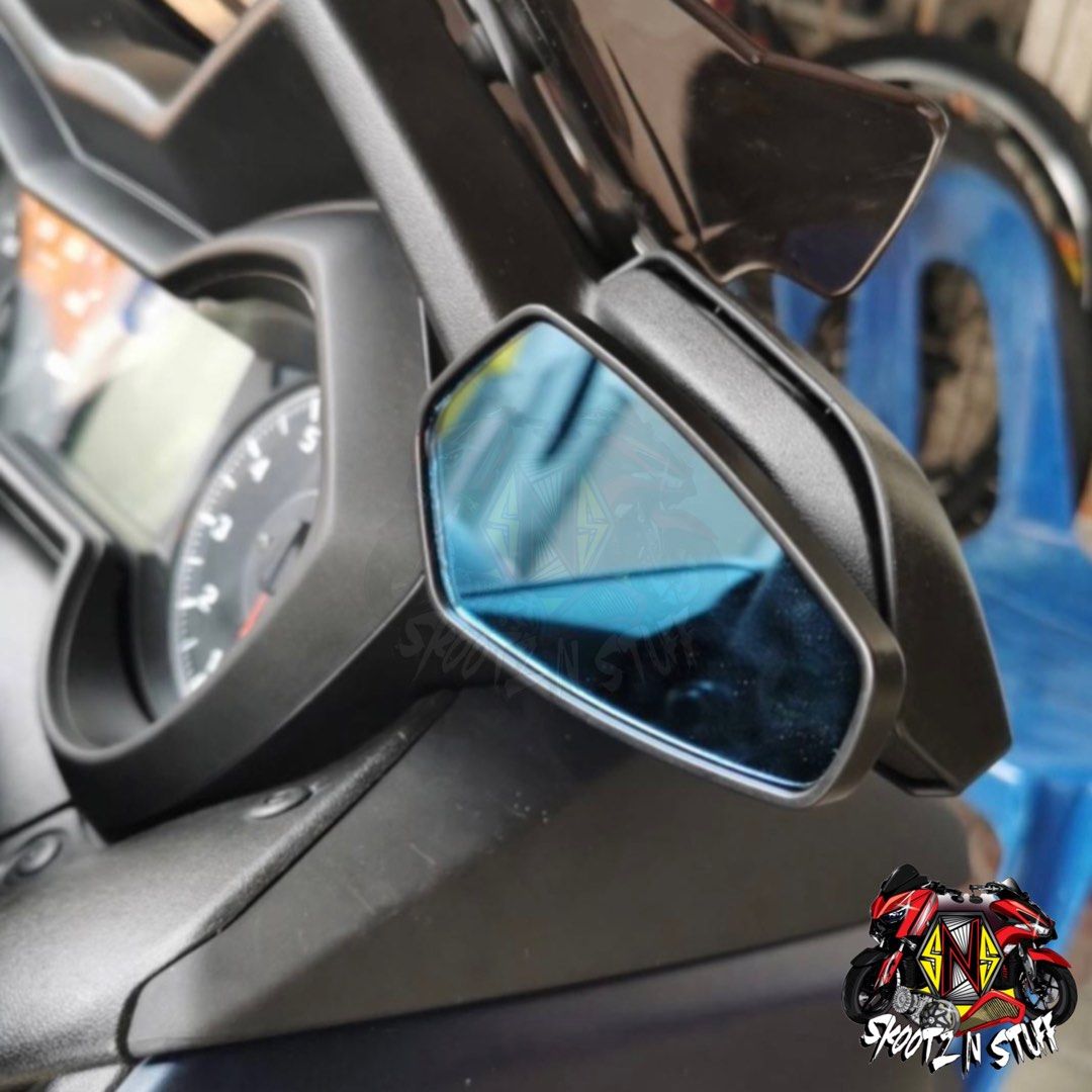 Xmax side mirrors Xmax 300 250 400, Motorcycles, Motorcycle Accessories ...