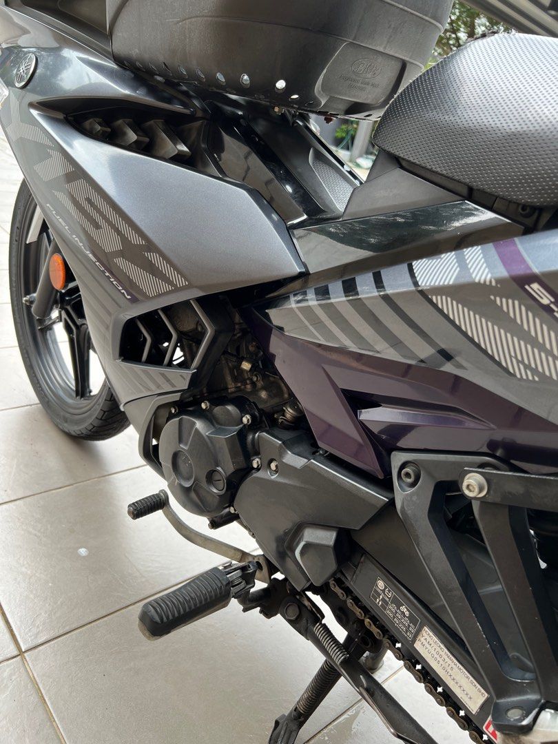 Yamaha Y15 Purple Tip Top, Motorbikes on Carousell