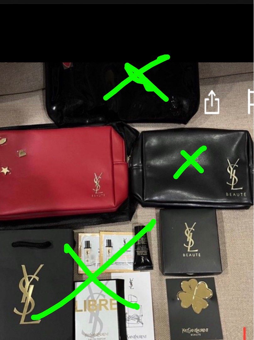 YSL pouches, Women's Fashion, Bags & Wallets, Purses & Pouches on Carousell