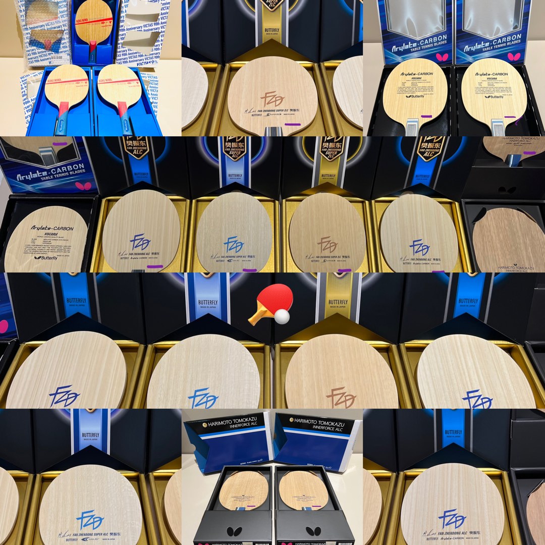 100% Authentic Table Tennis blade racket butterfly fan zhendong alc fzd ...
