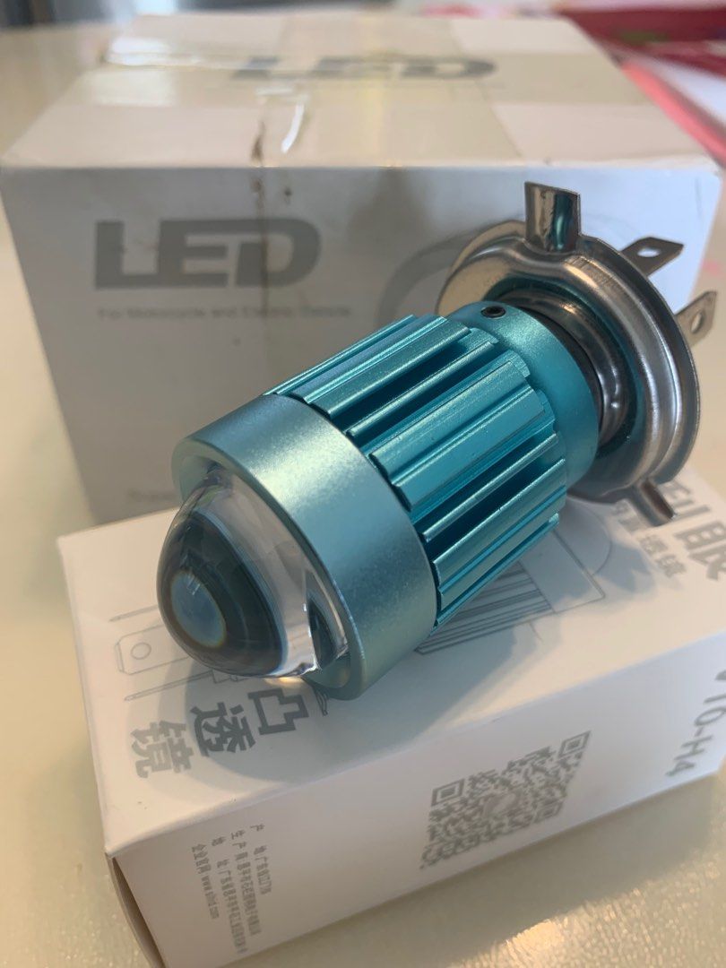 12W H4 LED lens spotlight bulb, Motorcycles, Motorcycle Accessories on ...