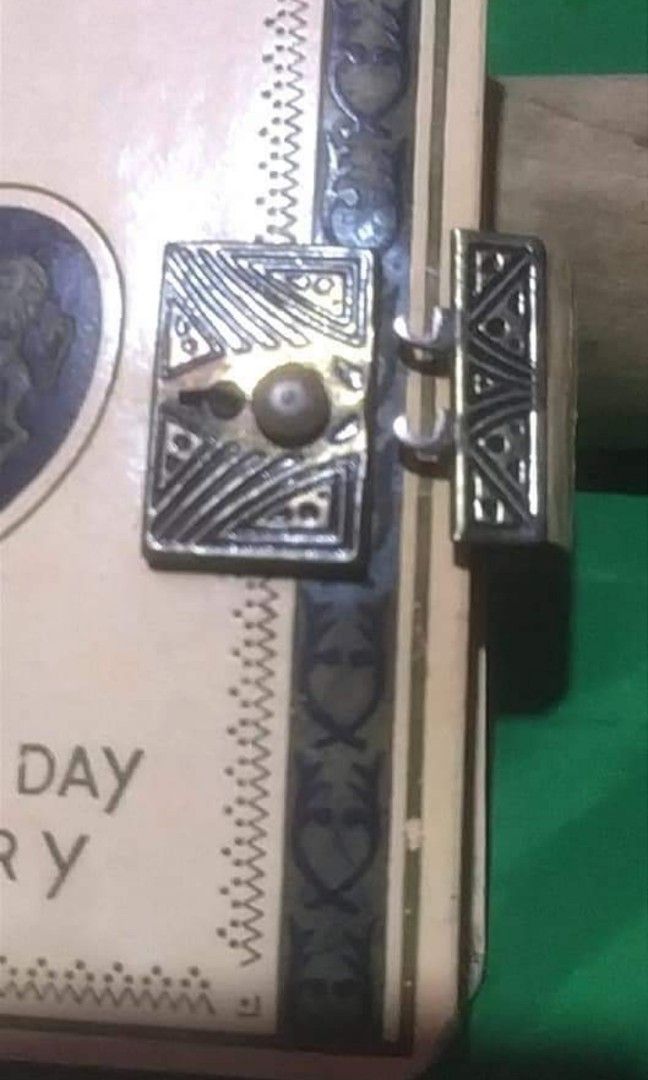 1950's EVERYDAY DIARY GOLD GILDED EDGE PAGES, Hobbies & Toys ...