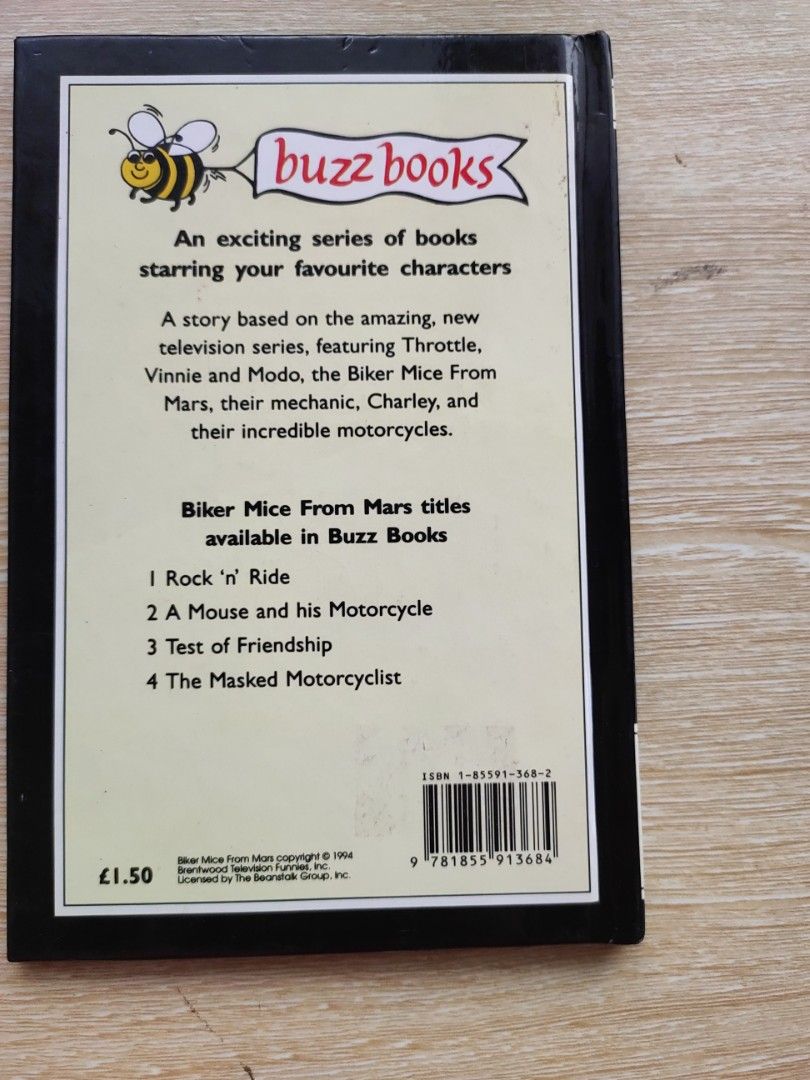 1994 Biker Mice from Mars 90s vintage children's classics, Hobbies ...