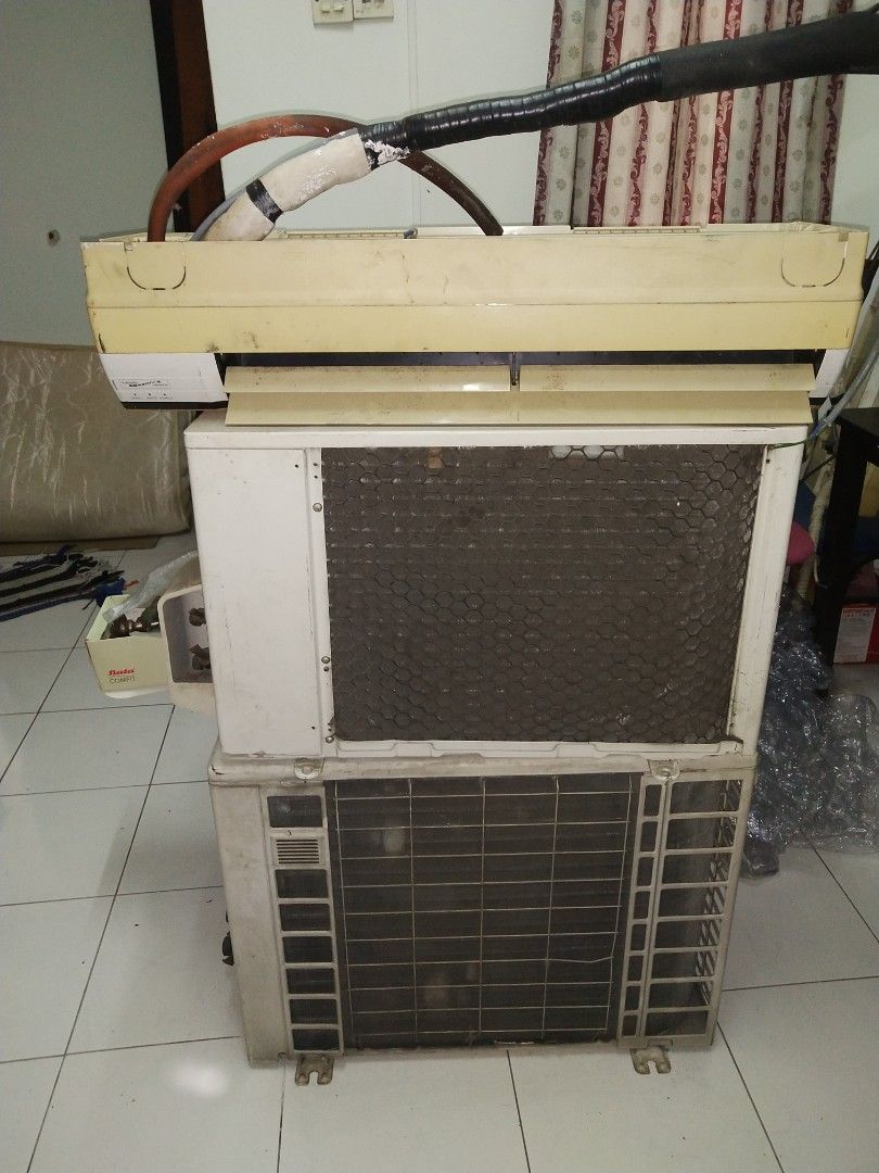 1hp 1.5hp aircon air con aircond air-cond air conditioner hawa dingin ...