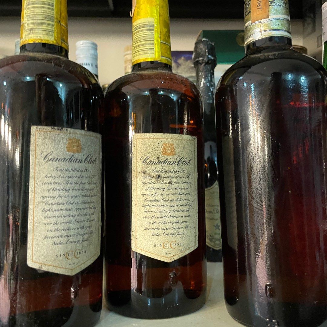 1L Canadian Club 1967 1982 1984 Whisky Whiskey vintage 1000ml, Food ...