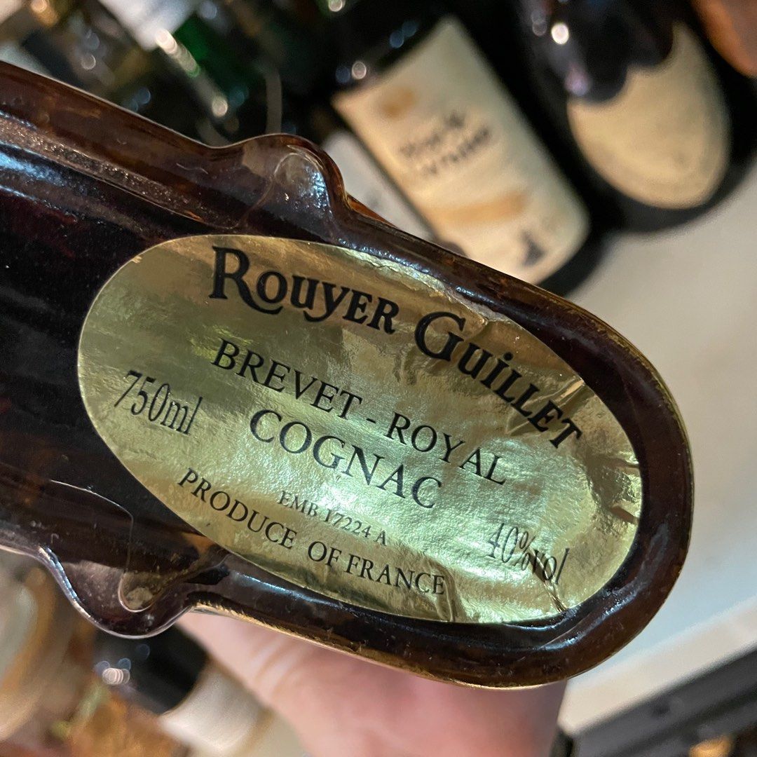 24K Gold Rouyer Guillet glass sun horse cognac xo not VSOP cognac 750ml ...