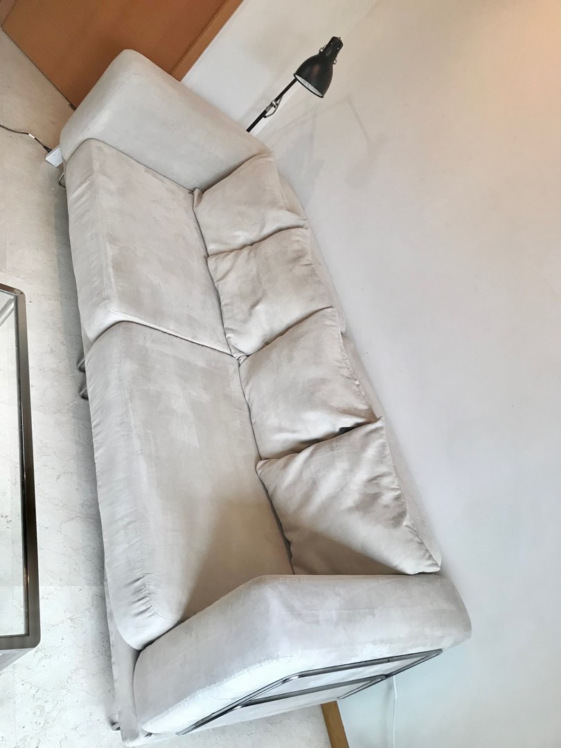 Reserved: 3 or more seater sofa +modular L shape ottoman, Furniture & Home Living, Furniture ...