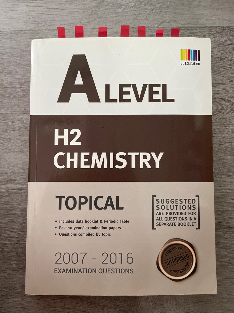 A Level H2 Chemistry Topical TYS 2007-2016, Hobbies & Toys, Books ...