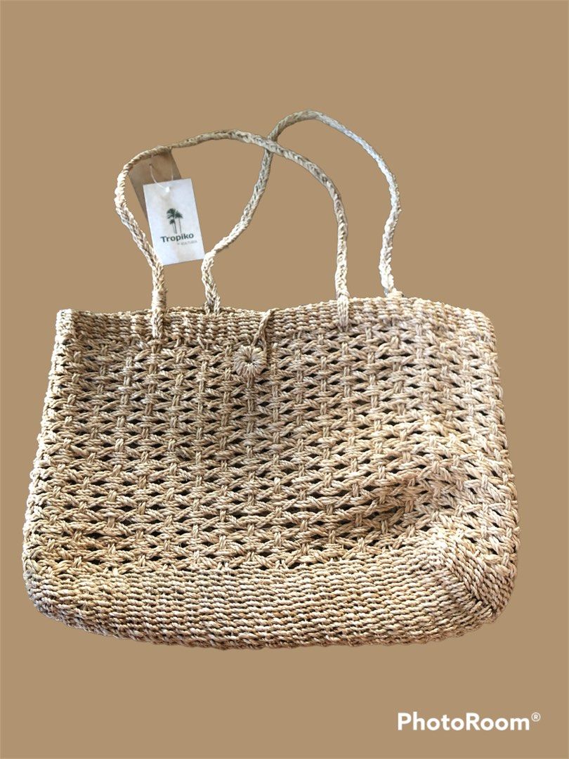 Abaca hemp plant made bag, Luxury, Bags & Wallets on Carousell