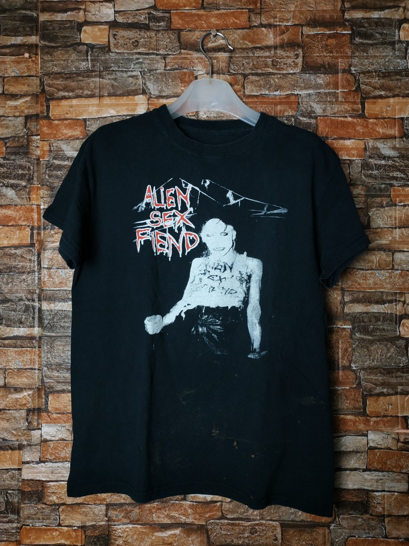Alien Sex Fiend Band Shirt Mens Fashion Tops And Sets Tshirts And Polo