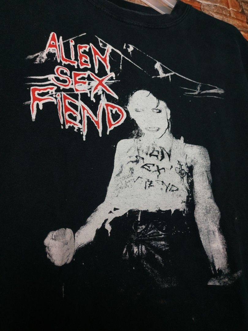 Alien Sex Fiend Band Shirt Mens Fashion Tops And Sets Tshirts And Polo