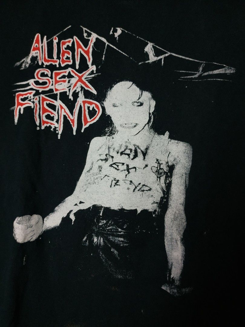 Alien Sex Fiend Band Shirt Mens Fashion Tops And Sets Tshirts And Polo