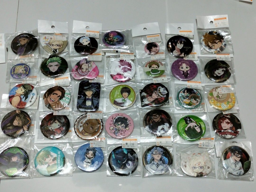 anime tin badges pin, Hobbies & Toys, Toys & Games on Carousell