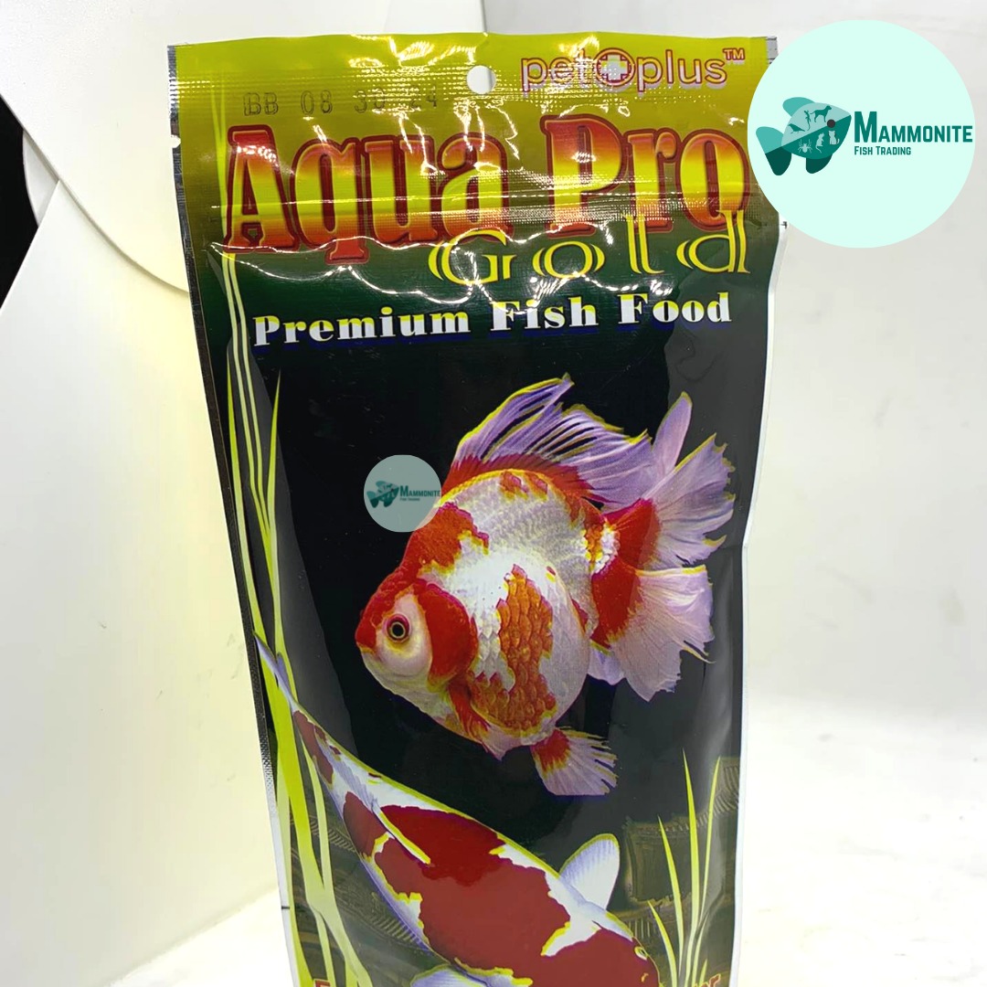 Aqua Pro Gold Premium Fish Food Growth Color Enhancer 150g 200g, Pet ...
