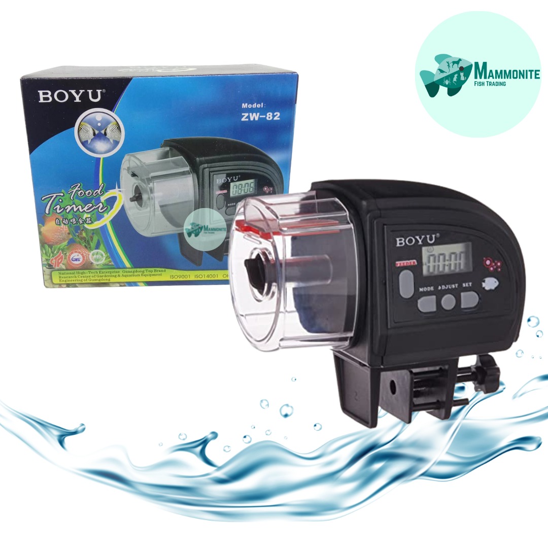 Aquarium Tank Boyu Auto Feeder Fish Food Timer ZW-82, Pet Supplies ...