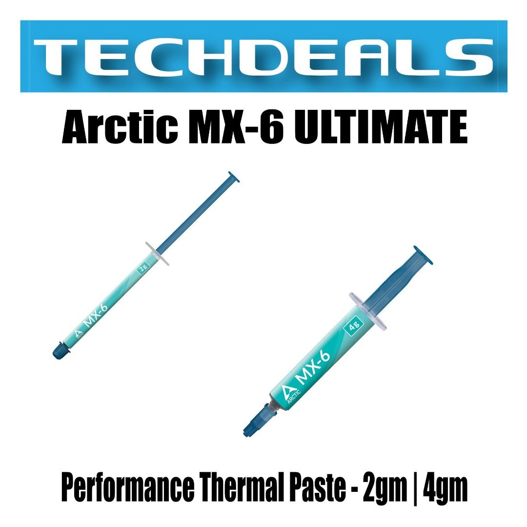 Arctic MX-6 ULTIMATE Performance Thermal Paste - 2gm | 4gm, Computers ...