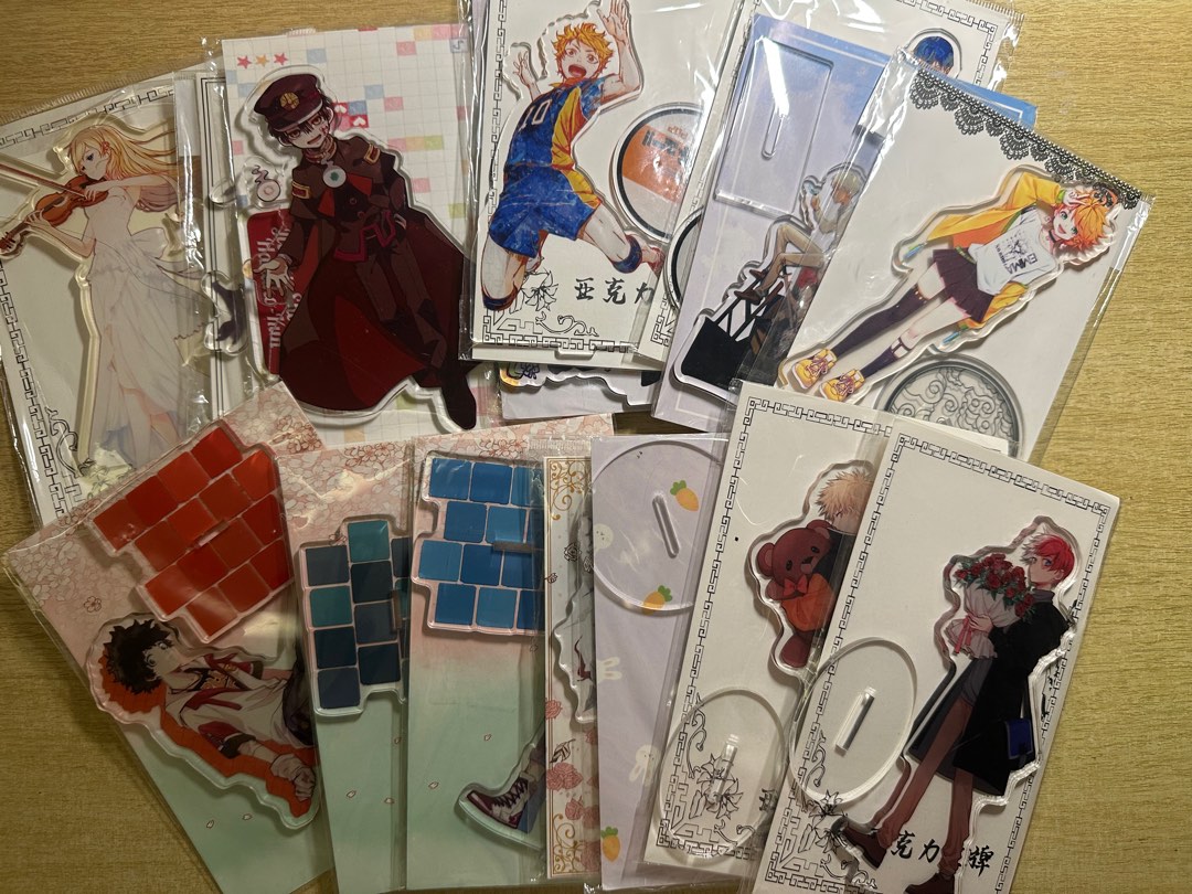 Assorted Anime Stands (The Promised Neverland, Haikyu, My Hero Academia ...