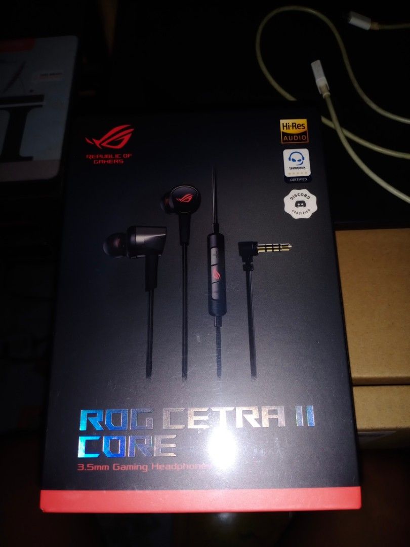 ASUS ROG CETRA II CORE (3.5mm Gaming Headphones), Audio, Headphones ...
