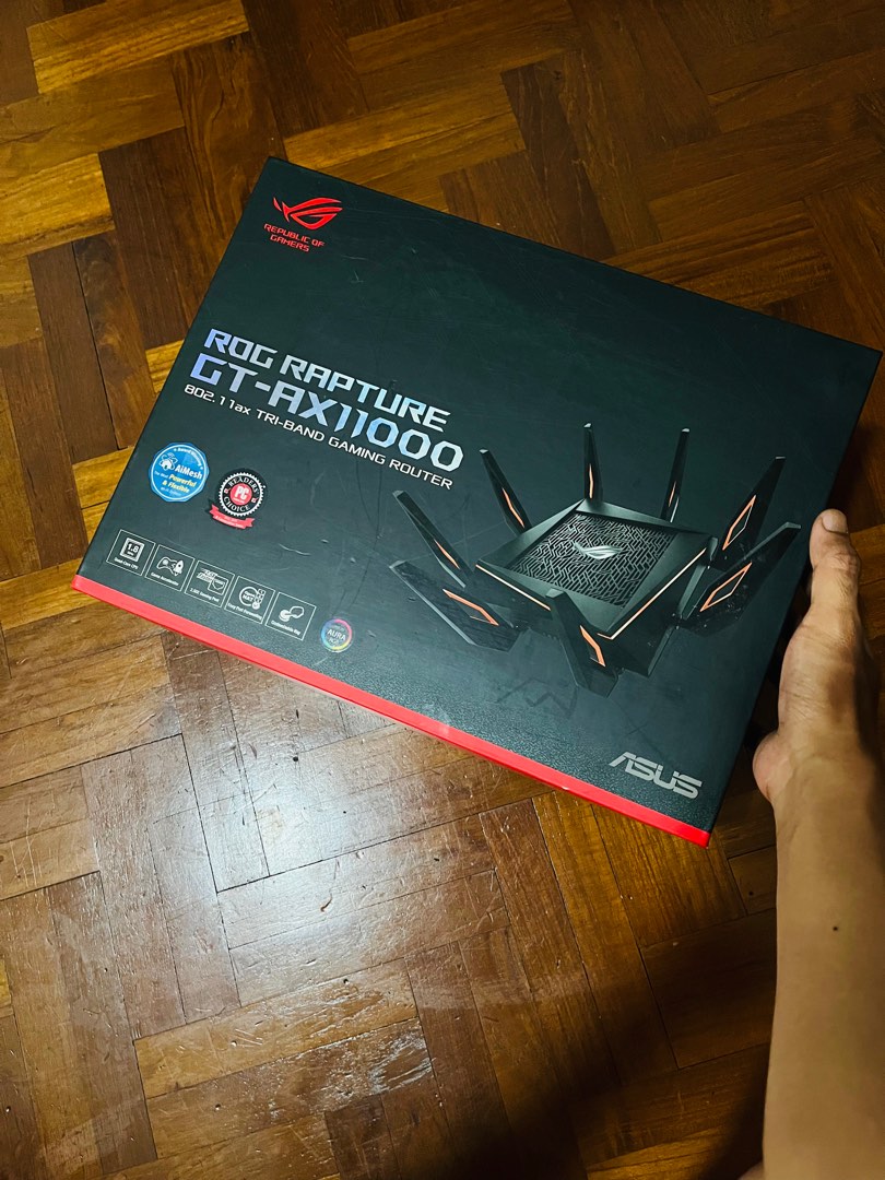 Asus Router ROG GT-AX11000, Computers & Tech, Parts & Accessories ...