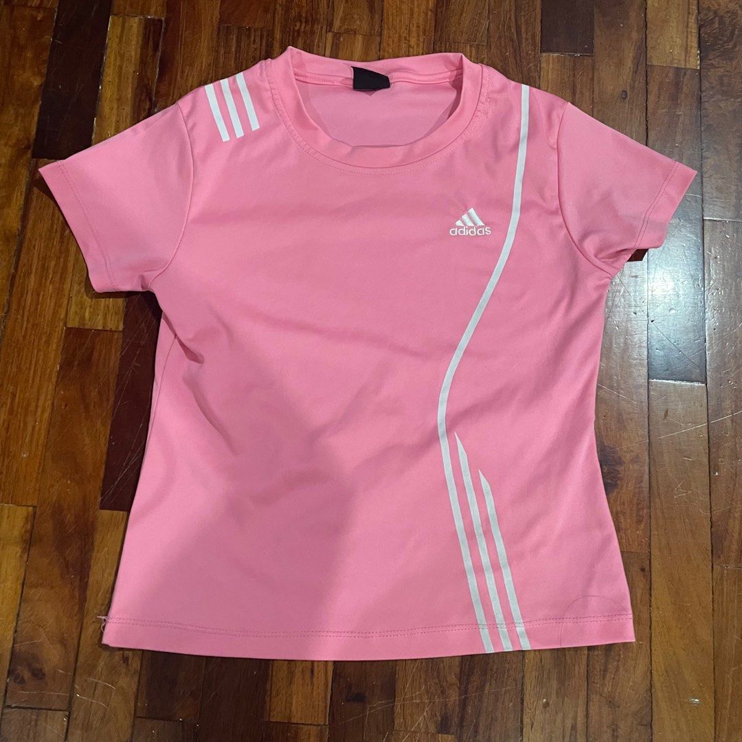 Authentic adidas stylish light pink dry fit top, Women's Fashion ...