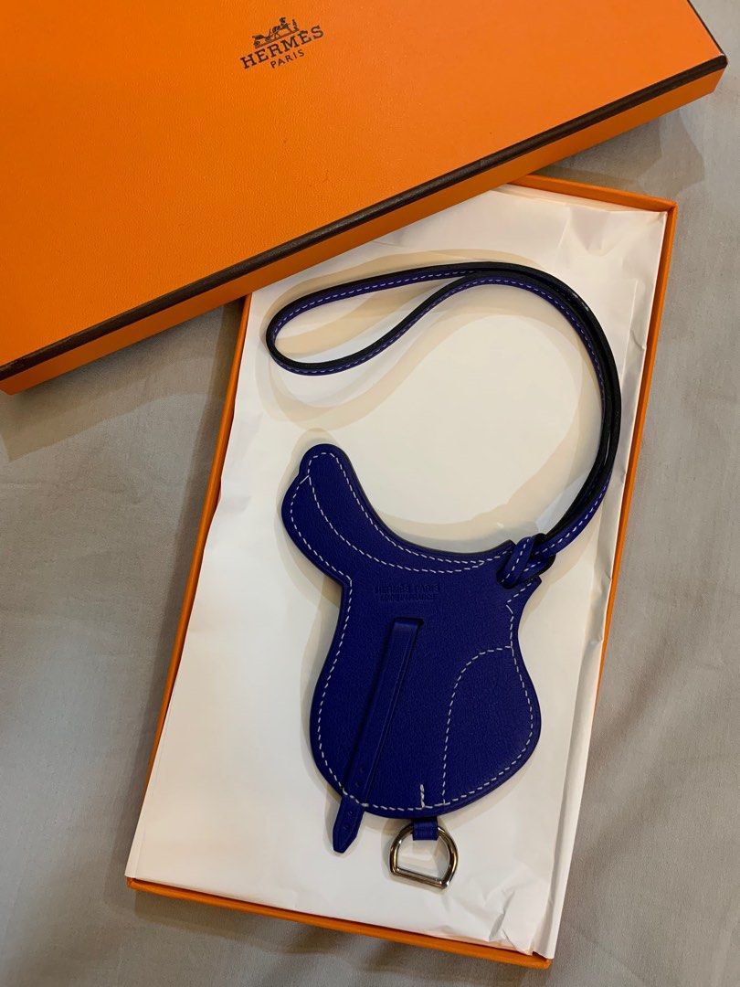 Authentic Hermes Paddock Saddle Bag Charm, Luxury, Accessories on Carousell
