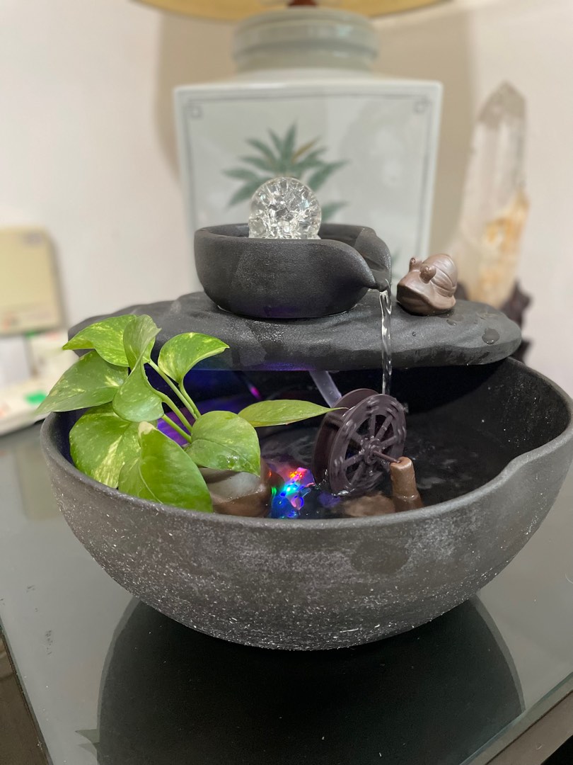 Beautiful fengshui good luck fountain, Furniture & Home Living, Home ...