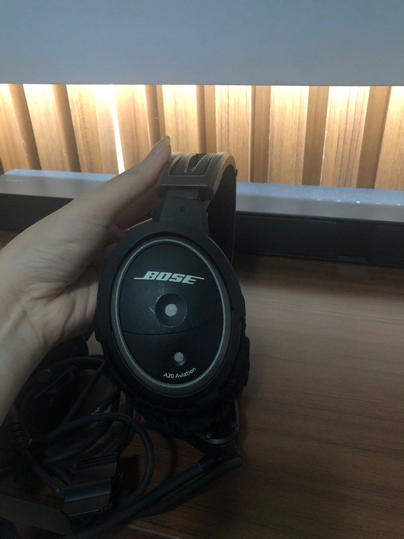 BOSE A20 aviation,single plug + ekstension, Elektronik, Audio di Carousell