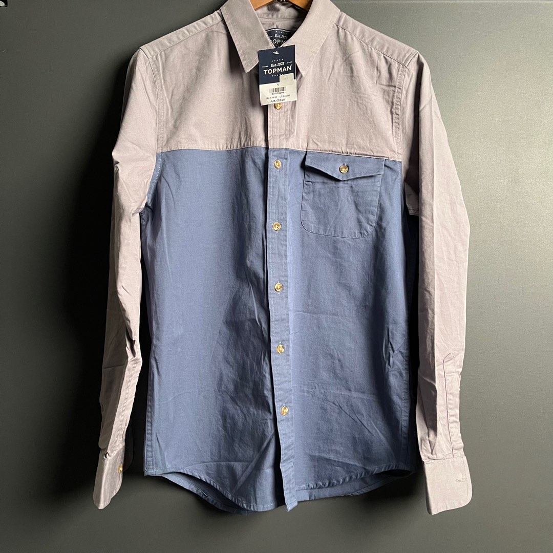 Brand new topman utility work style shirt, Men's Fashion, Tops & Sets ...