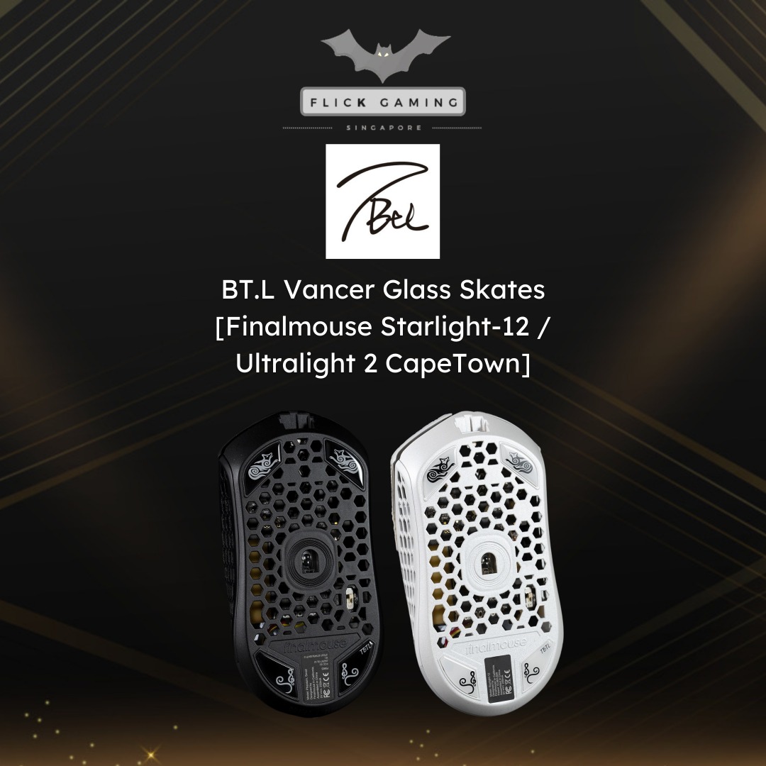 BT.L Vancer Glass Skates [Finalmouse Starlight-12 / Ultralight 2 Cape ...