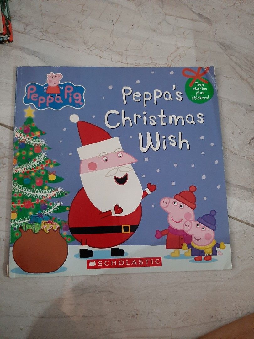 Buku peppa's christmas wish, Buku & Alat Tulis, Buku Anak-Anak di Carousell
