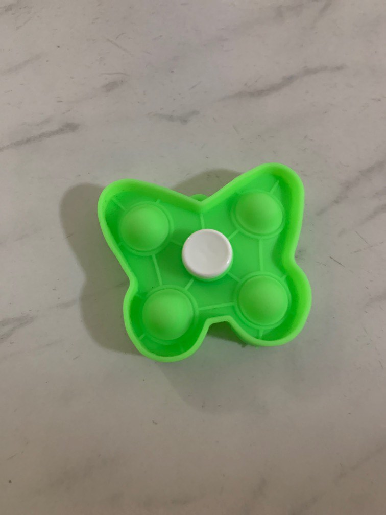 Butterfly fidget spinner, Hobbies & Toys, Toys & Games on Carousell