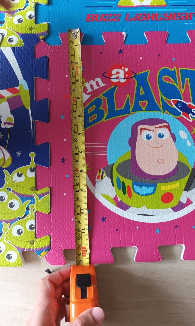 Buzz Lightyear Square Mats, Hobbies & Toys, Toys & Games on Carousell