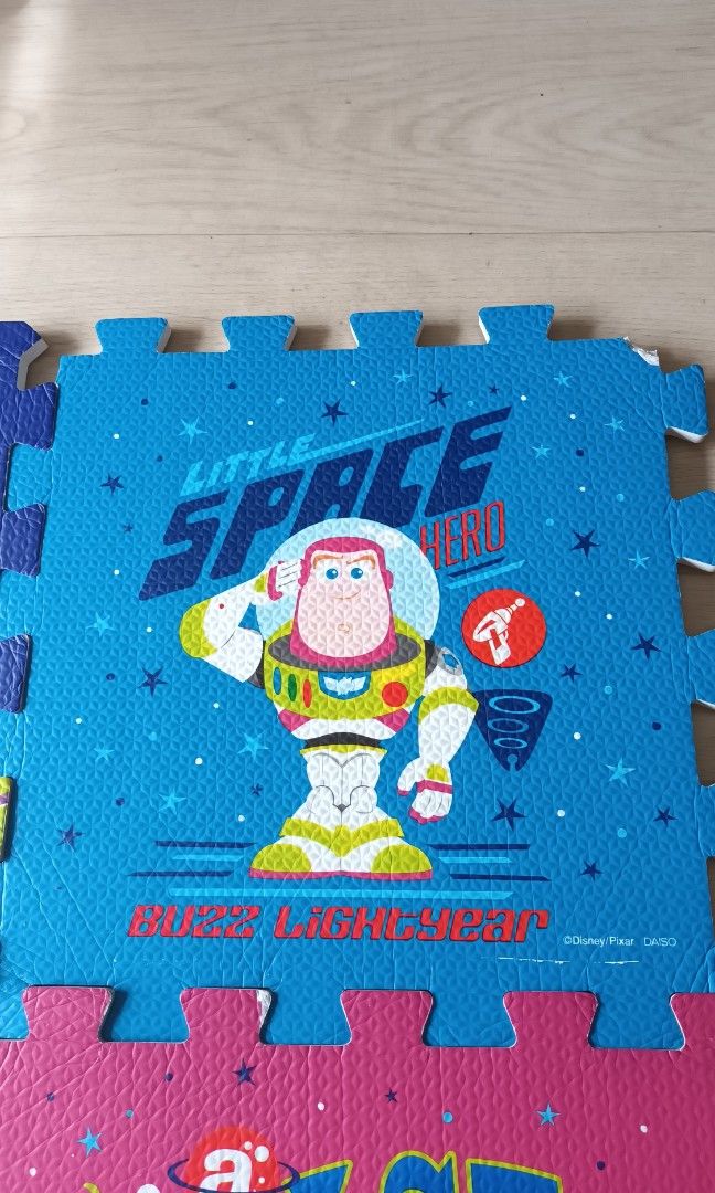 Buzz Lightyear Square Mats, Hobbies & Toys, Toys & Games on Carousell