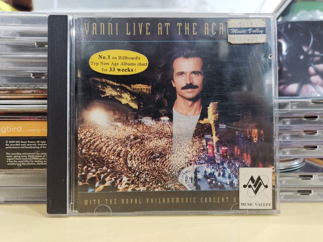 (CD) YANNI YANNI LIVE AT THE ACROPOLIS, Hobbies & Toys, Music & Media ...