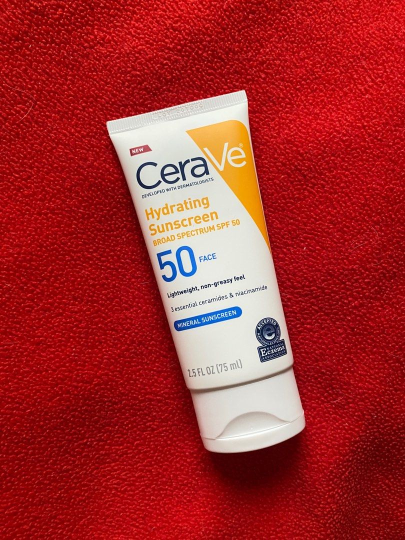 CeraVe hydrating sunscreen SPF50, Beauty & Personal Care, Face, Face ...