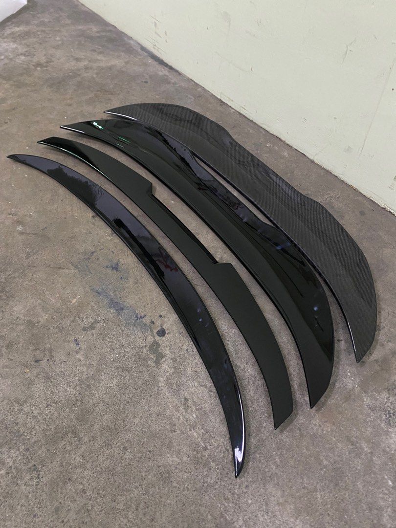 *CHEAP* BMW F10 F30 5 Series 3 Series CF/Gloss Black PSM,M4,MP Boot Lip ...