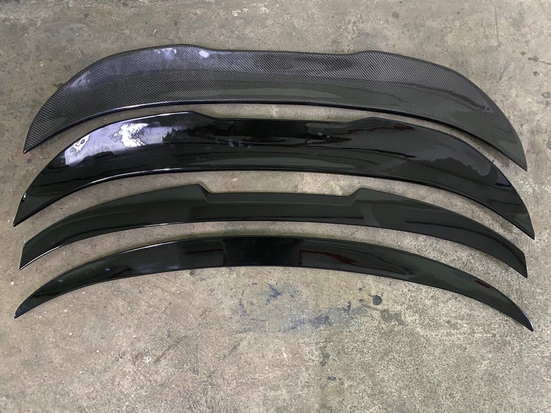 *CHEAP* BMW F10 F30 5 Series 3 Series CF/Gloss Black PSM,M4,MP Boot Lip ...
